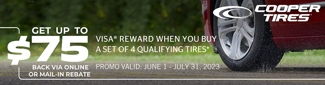 Cooper Tires Rebate Summer 2023 | Giga-tires.com