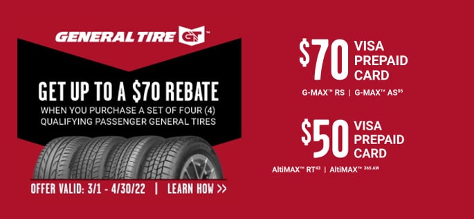 Tire Rebates | Giga-tires.com